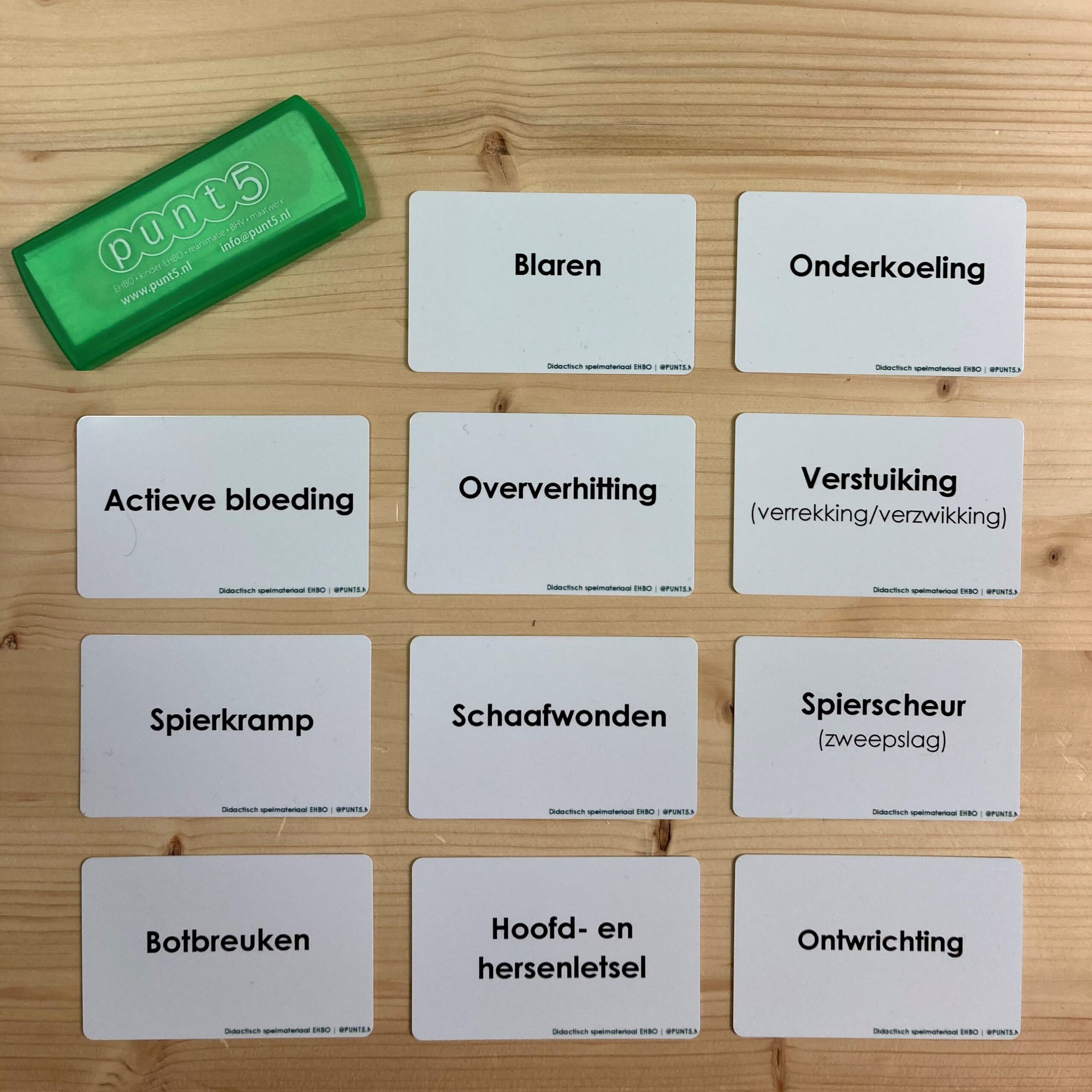 TRIO-memory Sportletsels - Punt 5